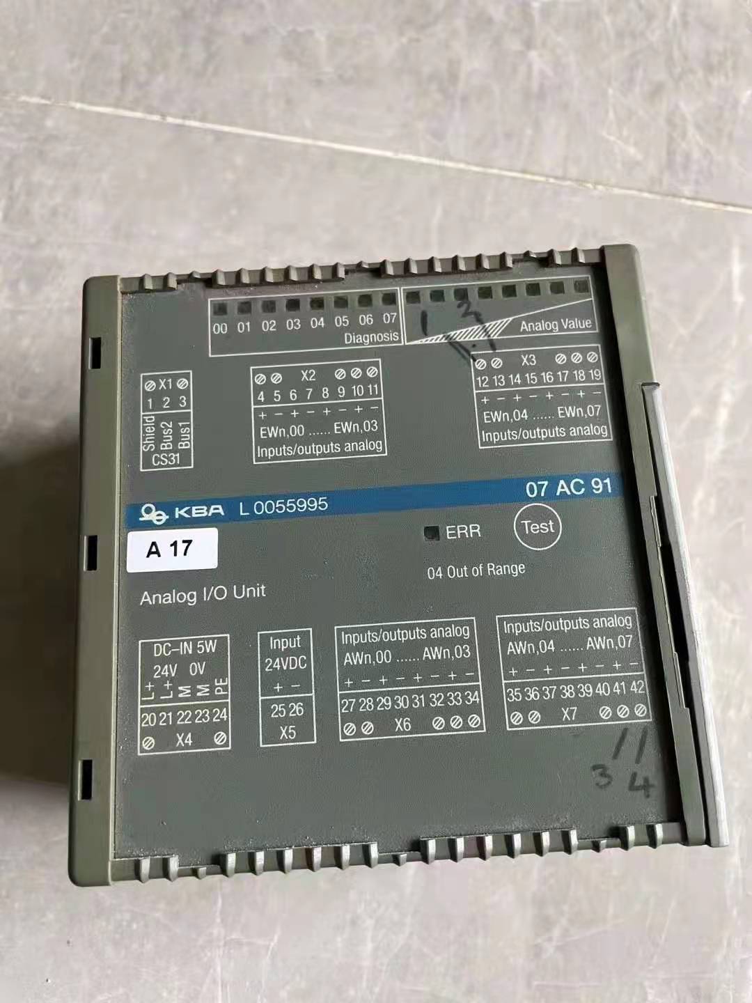 L0055995 KBA press abb controller 07ac91 - LHprintech